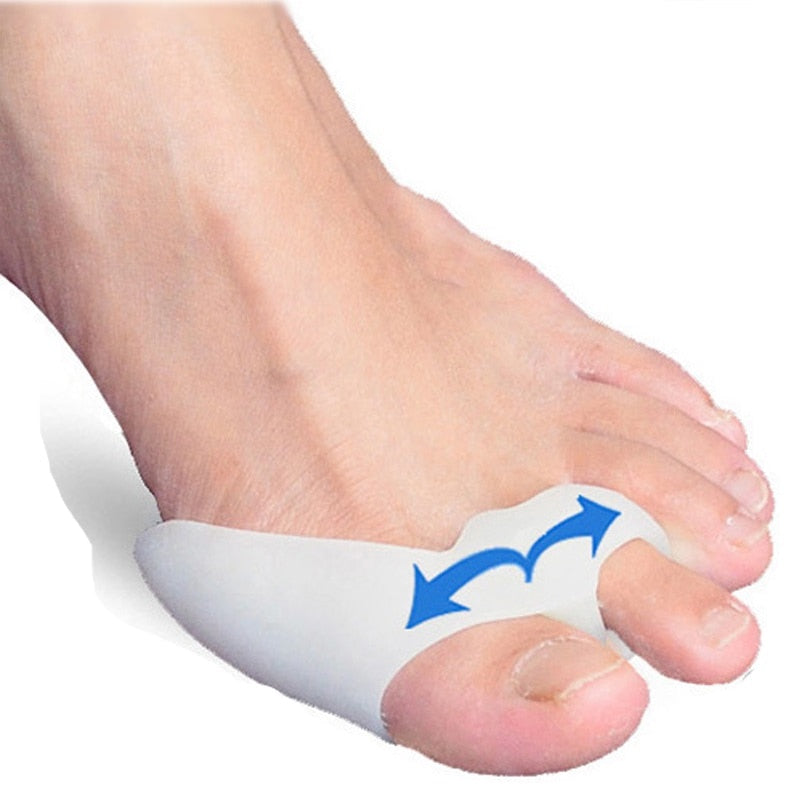 Big Toe Straightener Thumb Valgus Protector Silicone Gel Foot Fingers ...