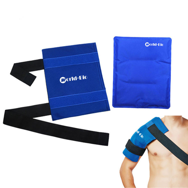 Gel Ice Pack & Wrap with Straps for Hot Cold Therapy - Pain Relief for ...